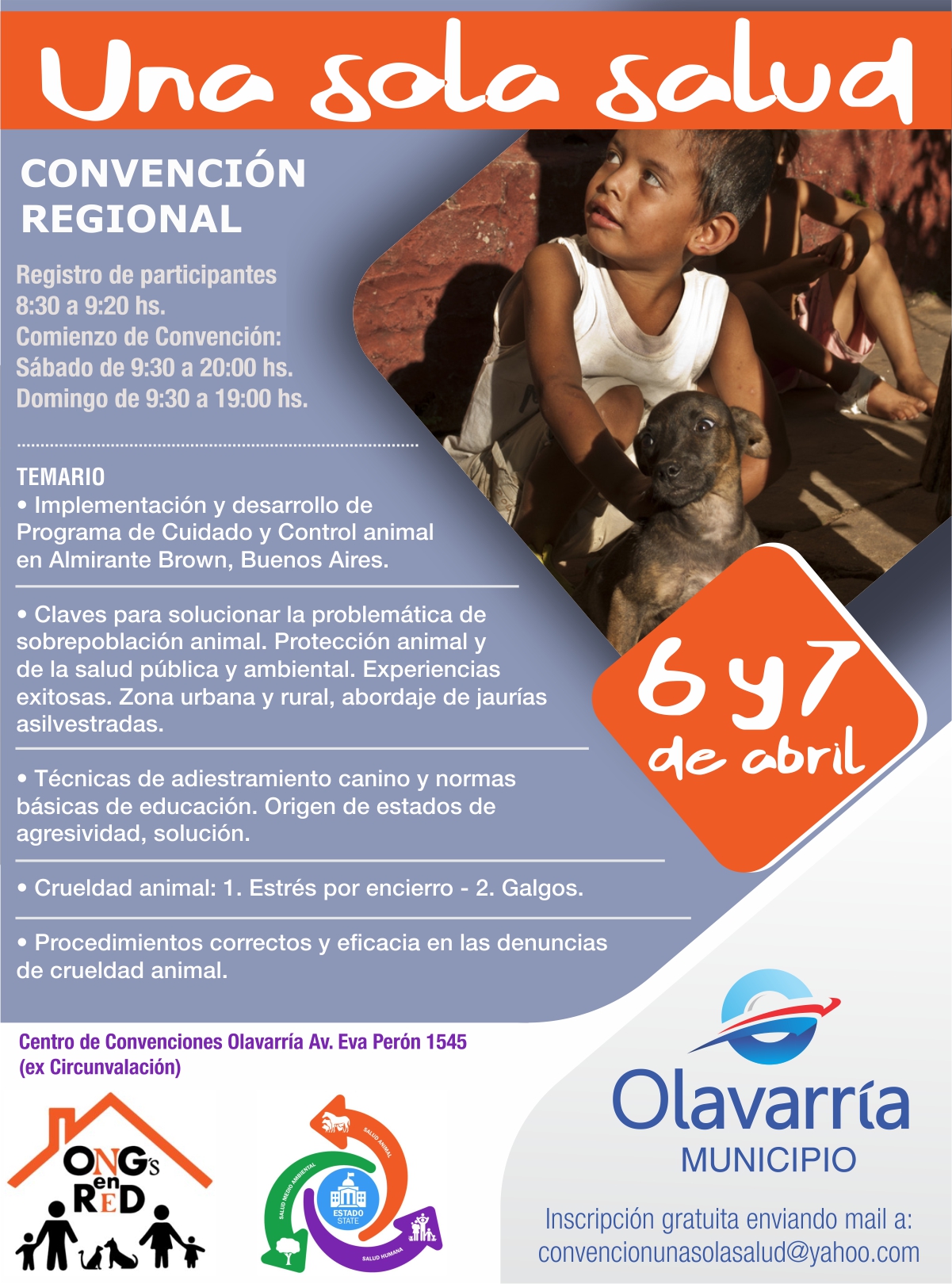 ong´s en red flyer | Municipalidad del Partido de Olavarría