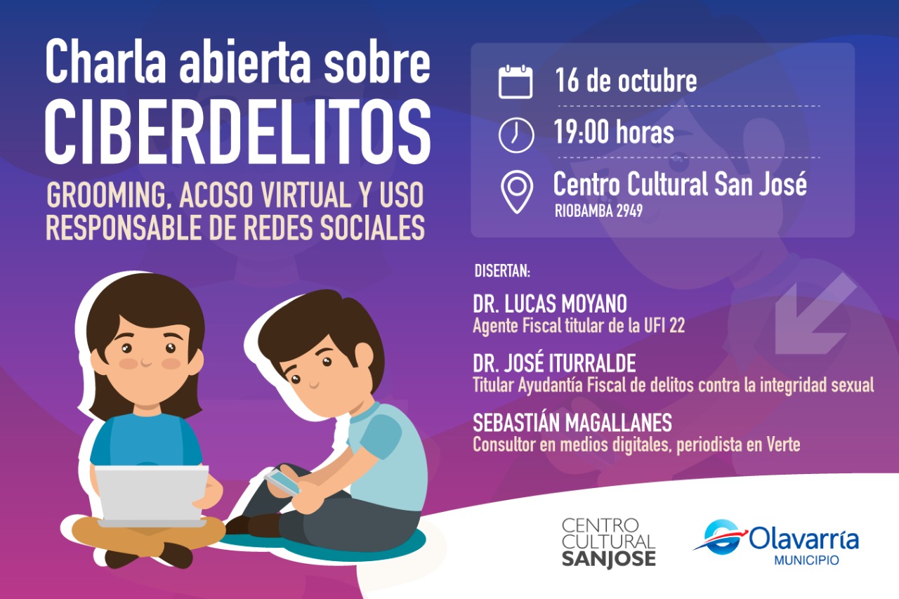 Charla abierta sobre ciberdelitos - Municipalidad del Partido de Olavarría