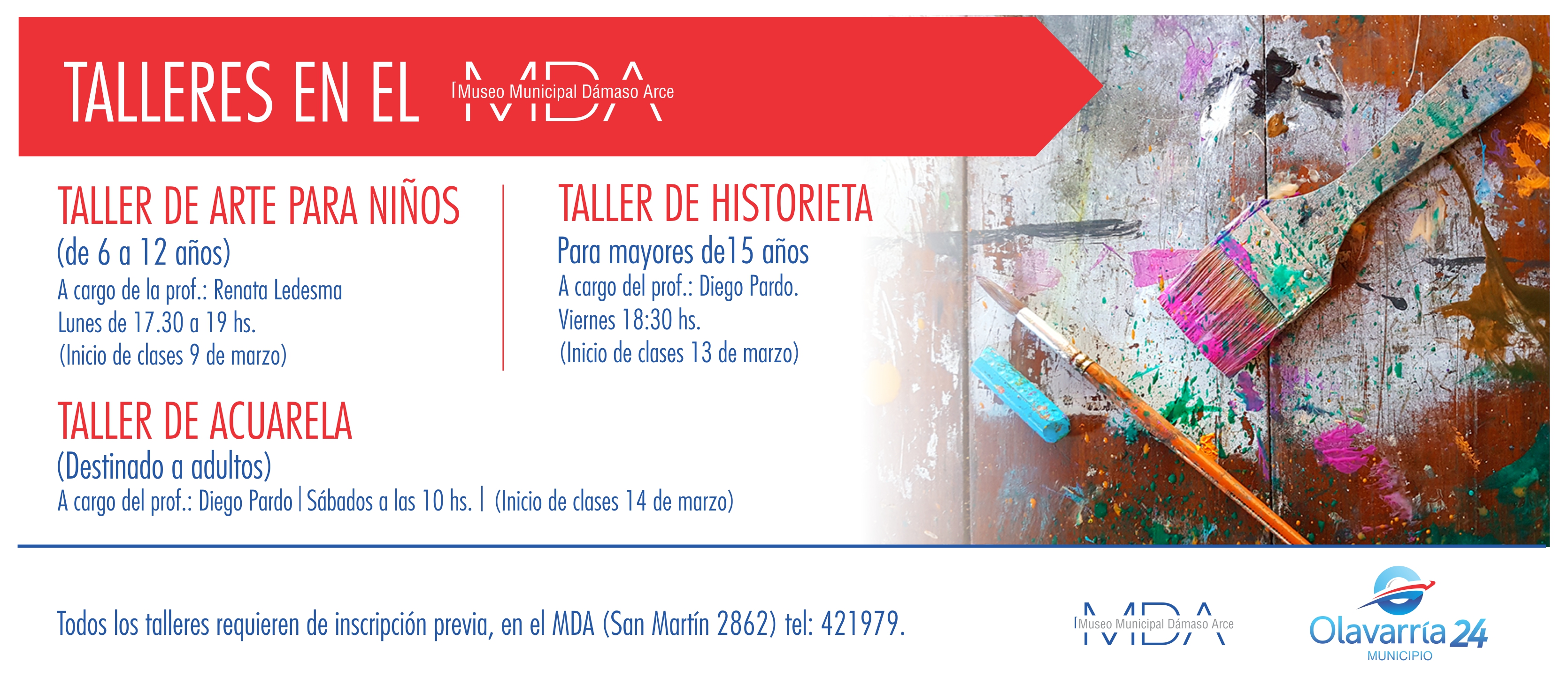 Talleres en el MDA – Taller de arte para niños - Municipalidad del ...