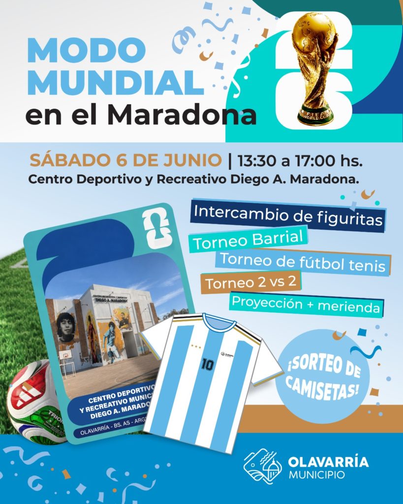 Olavarría se pone en “Modo Mundial” en el Centro Deportivo y Recreativo ...